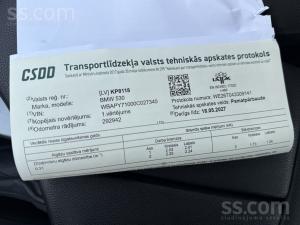 Grey BMW 530 2009 in Riga, with an engine capacity of 3.00 L and mileage of 292 thousand km for 3990 €, photo 31 on AUTOMOTO.COM.LV