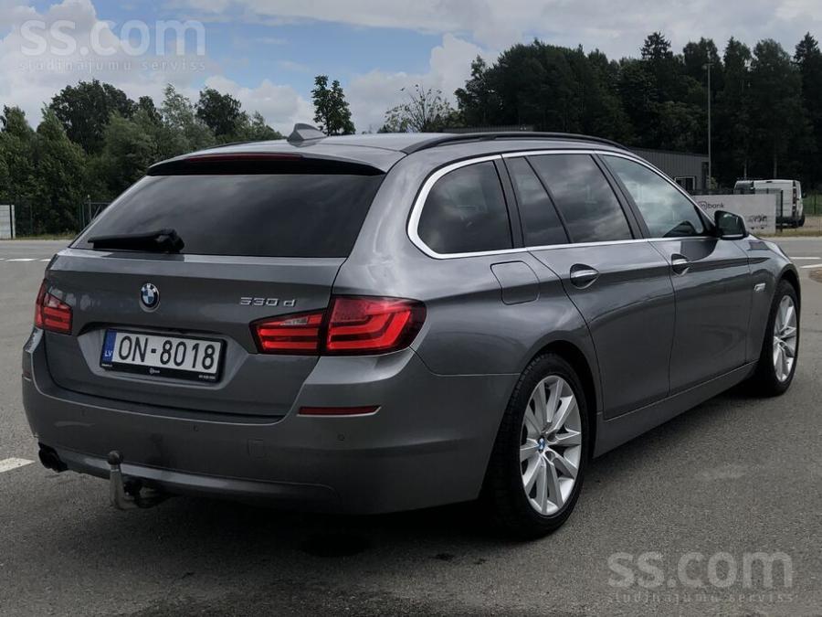 Grey BMW 530 2010 in Cesis, with an engine capacity of 3.00 L and mileage of 0 thousand km for 8900 €, photo 4 on AUTOMOTO.COM.LV