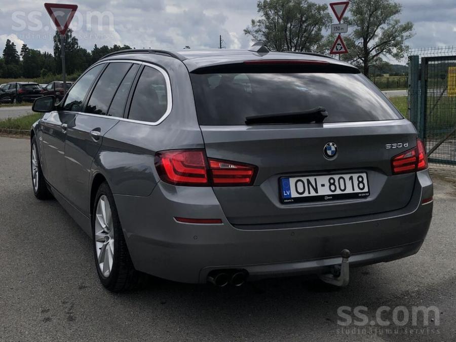 Grey BMW 530 2010 in Cesis, with an engine capacity of 3.00 L and mileage of 0 thousand km for 8900 €, photo 5 on AUTOMOTO.COM.LV