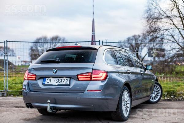 Grey BMW 530 2010 in Riga, with an engine capacity of 3.00 L and mileage of 261 thousand km for 9990 €, photo 7 on AUTOMOTO.COM.LV