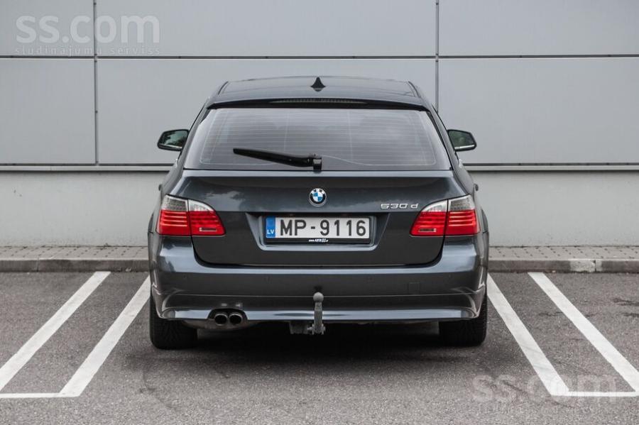 Pelēks BMW 530 2010 Rīga, ar dzinēja tilpumu 3.00 L un nobraukumu 337 tūkst. km par 6500 €, foto 6 vietnē AUTOMOTO.COM.LV