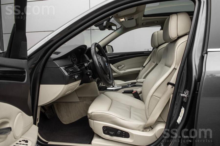 Pelēks BMW 530 2010 Rīga, ar dzinēja tilpumu 3.00 L un nobraukumu 337 tūkst. km par 6500 €, foto 9 vietnē AUTOMOTO.COM.LV