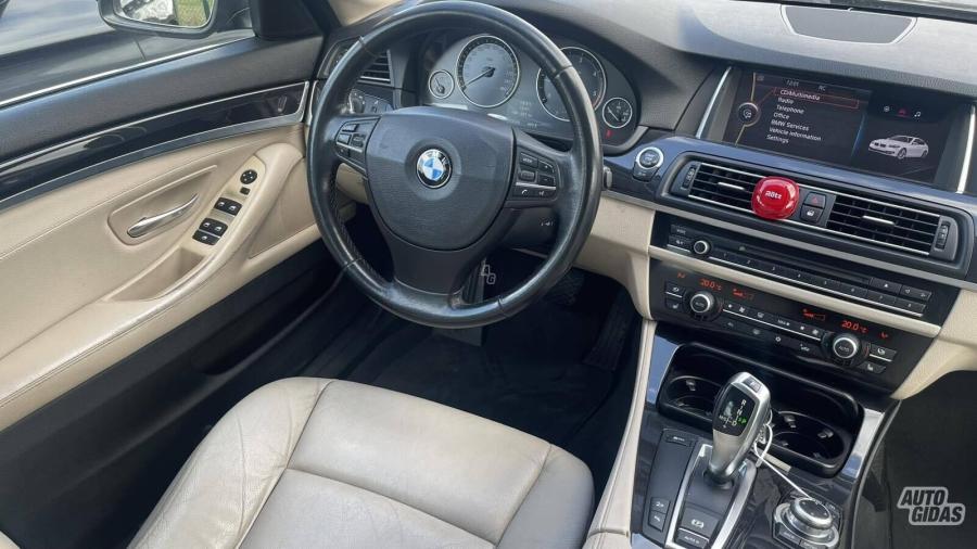 Grey BMW 530 2011 in Marijampole, with an engine capacity of 3.00 L and mileage of 313 thousand km for 7990 €, photo 19 on AUTOMOTO.COM.LV