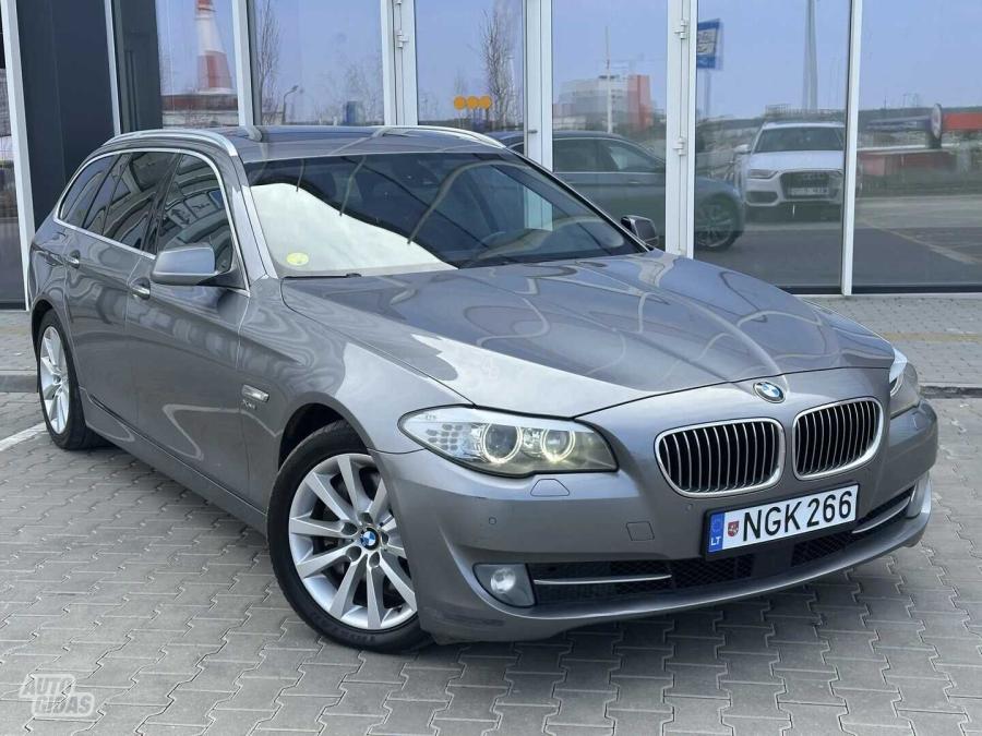 Grey BMW 530 2011 in Vilnius, with an engine capacity of 3.00 L and mileage of 371 thousand km for 7300 €, photo 1 on AUTOMOTO.COM.LV