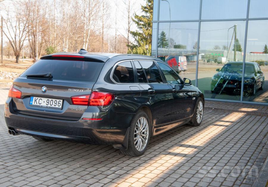 Grey BMW 530 2011 in Cesis, with an engine capacity of 3.00 L and mileage of 410 thousand km for 8750 €, photo 6 on AUTOMOTO.COM.LV