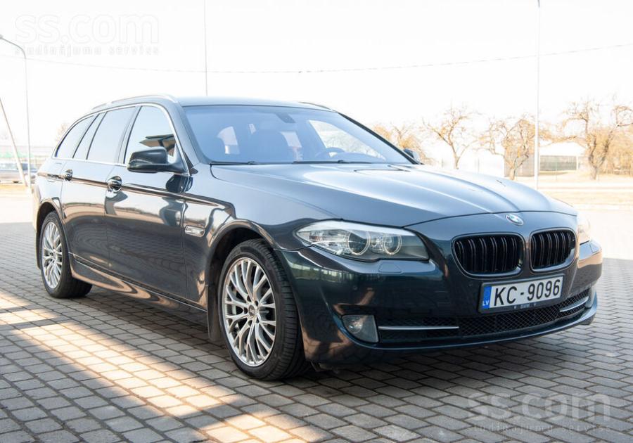 Grey BMW 530 2011 in Cesis, with an engine capacity of 3.00 L and mileage of 410 thousand km for 8750 €, photo 7 on AUTOMOTO.COM.LV