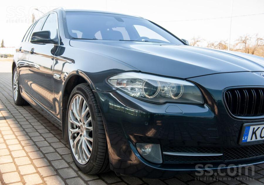 Grey BMW 530 2011 in Cesis, with an engine capacity of 3.00 L and mileage of 410 thousand km for 8750 €, photo 8 on AUTOMOTO.COM.LV