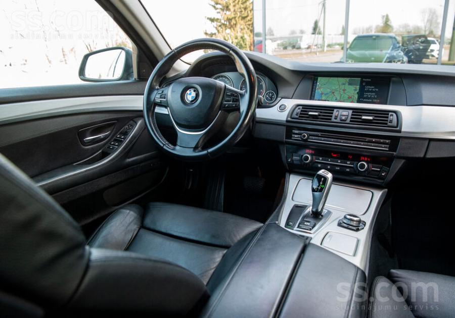 Grey BMW 530 2011 in Cesis, with an engine capacity of 3.00 L and mileage of 410 thousand km for 8750 €, photo 23 on AUTOMOTO.COM.LV