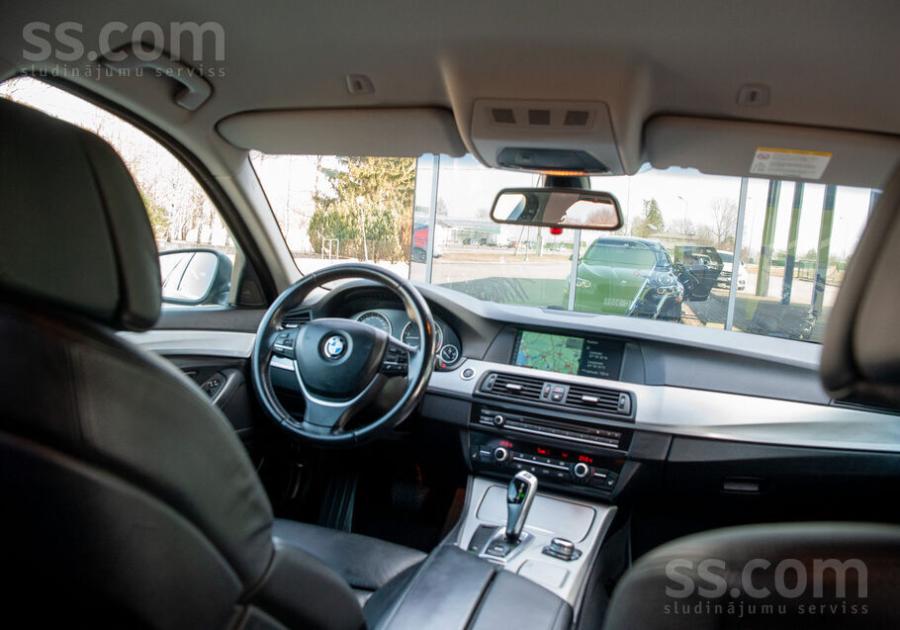 Grey BMW 530 2011 in Cesis, with an engine capacity of 3.00 L and mileage of 410 thousand km for 8750 €, photo 24 on AUTOMOTO.COM.LV