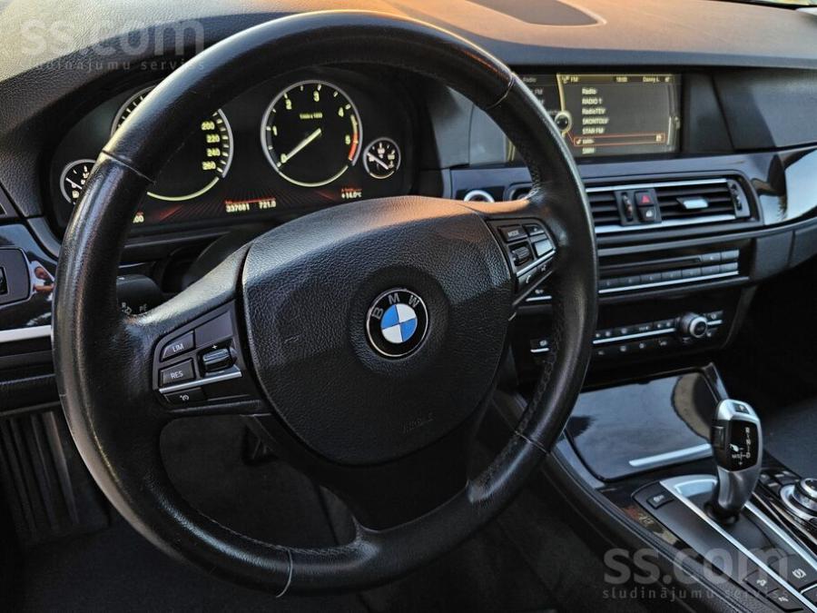 Grey BMW 530 2011 in Jekabpils, with an engine capacity of 3.00 L and mileage of 338 thousand km for 8490 €, photo 13 on AUTOMOTO.COM.LV