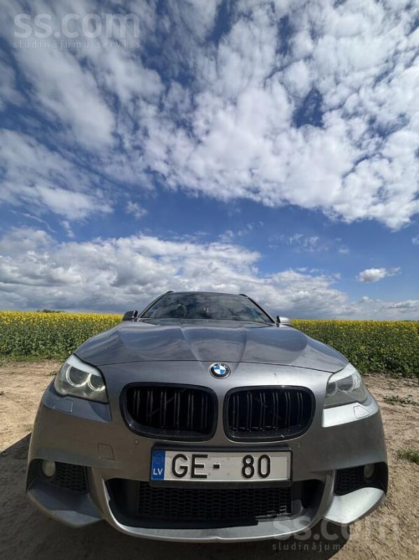 Grey BMW 530 2011 in Riga, with an engine capacity of 3.00 L and mileage of 370 thousand km for 8550 €, photo 9 on AUTOMOTO.COM.LV