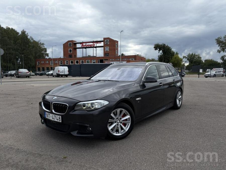 Grey BMW 530 2011 in Riga, with an engine capacity of 3.00 L and mileage of 360 thousand km for 9490 €, photo 1 on AUTOMOTO.COM.LV