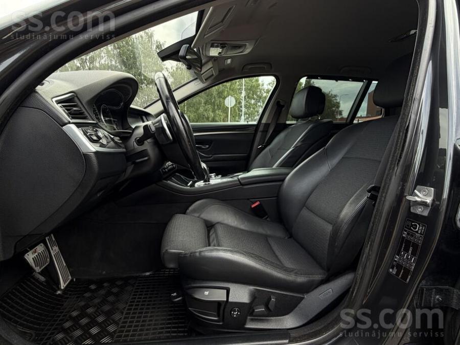 Grey BMW 530 2011 in Riga, with an engine capacity of 3.00 L and mileage of 360 thousand km for 9490 €, photo 10 on AUTOMOTO.COM.LV