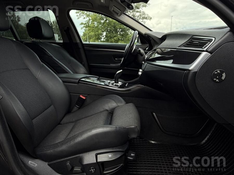 Grey BMW 530 2011 in Riga, with an engine capacity of 3.00 L and mileage of 360 thousand km for 9490 €, photo 11 on AUTOMOTO.COM.LV