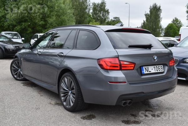 Grey BMW 530 2012 in Kuldiga, with an engine capacity of 3.00 L and mileage of 0 thousand km for 10950 €, photo 3 on AUTOMOTO.COM.LV