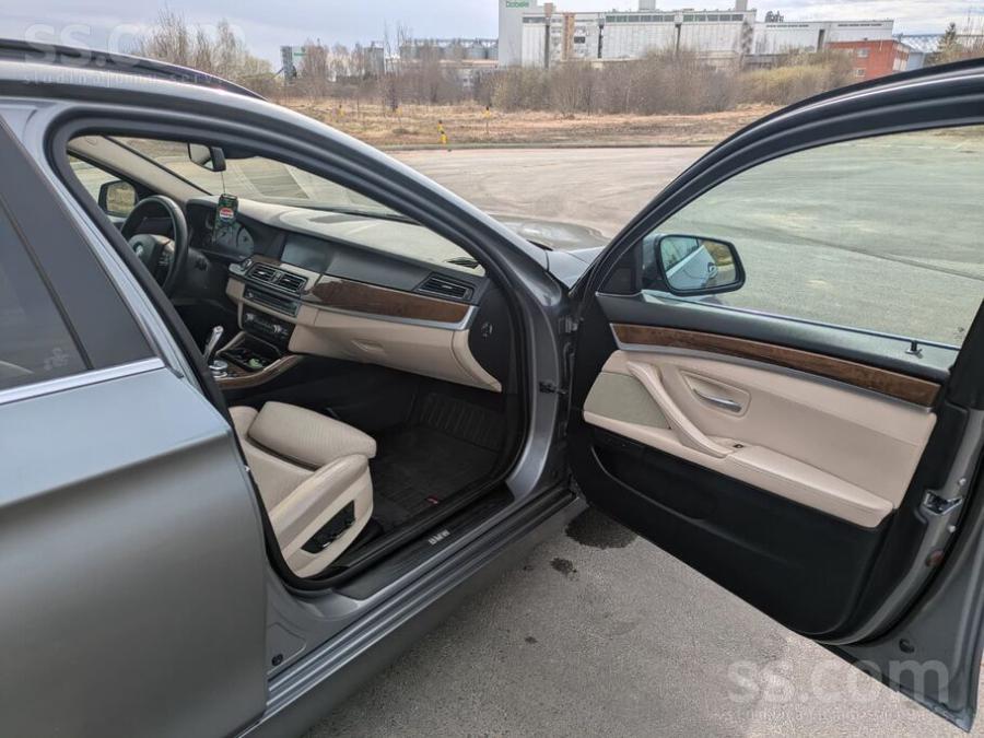 Pelēks BMW 530 2012 Dobele, ar dzinēja tilpumu 3.00 L un nobraukumu 308 tūkst. km par 9000 €, foto 15 vietnē AUTOMOTO.COM.LV