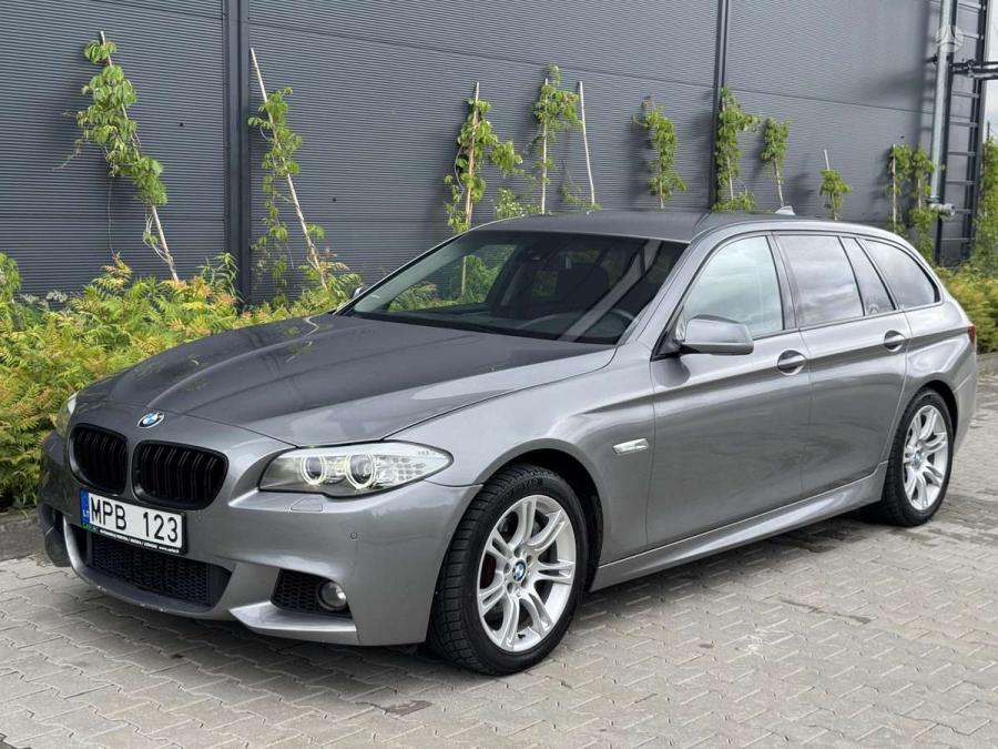 Grey BMW 530 2012 in Vilnius, with an engine capacity of 2.99 L and mileage of 250 thousand km for 9400 €, photo 1 on AUTOMOTO.COM.LV