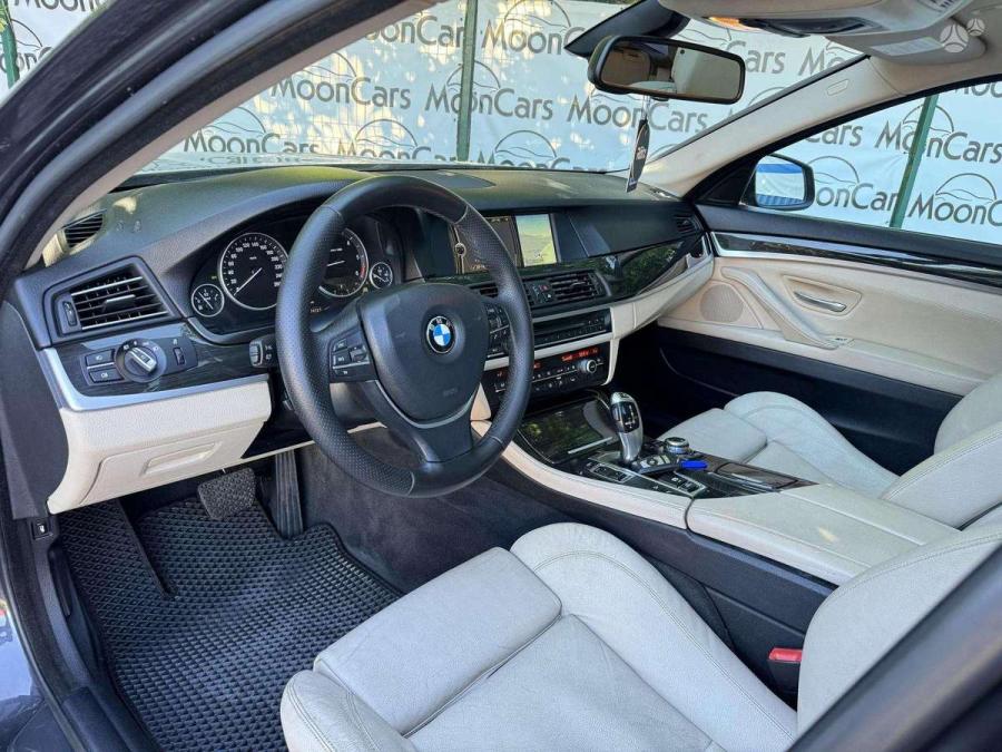 Grey BMW 530 2012 in Vilnius, with an engine capacity of 2.99 L and mileage of 305 thousand km for 7200 €, photo 10 on AUTOMOTO.COM.LV