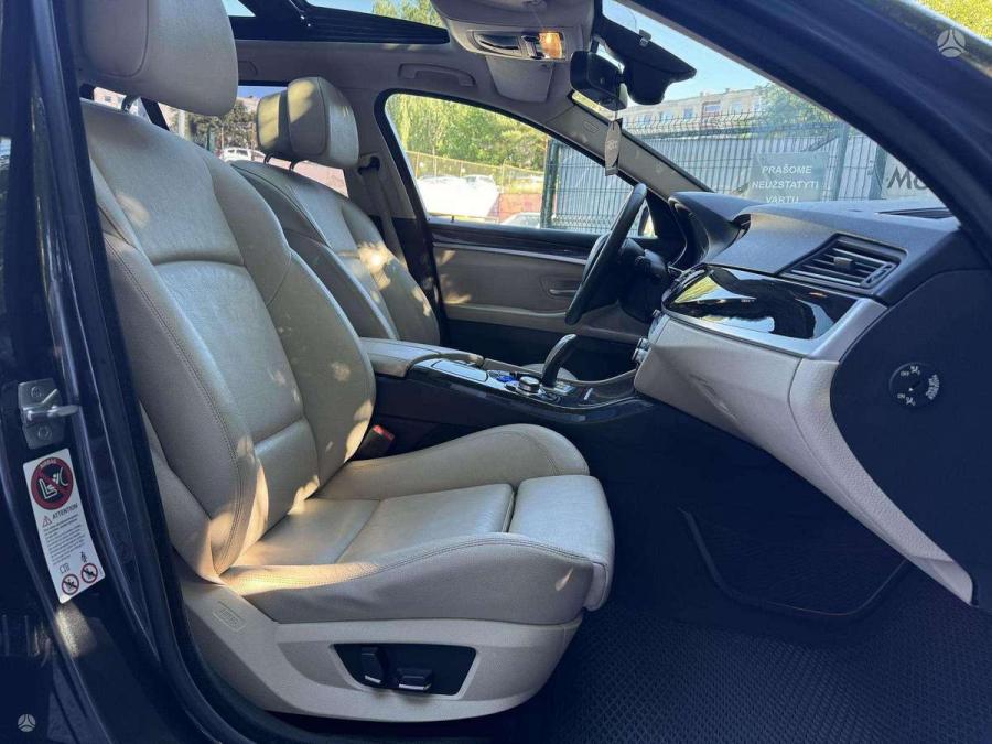 Grey BMW 530 2012 in Vilnius, with an engine capacity of 2.99 L and mileage of 305 thousand km for 7200 €, photo 12 on AUTOMOTO.COM.LV