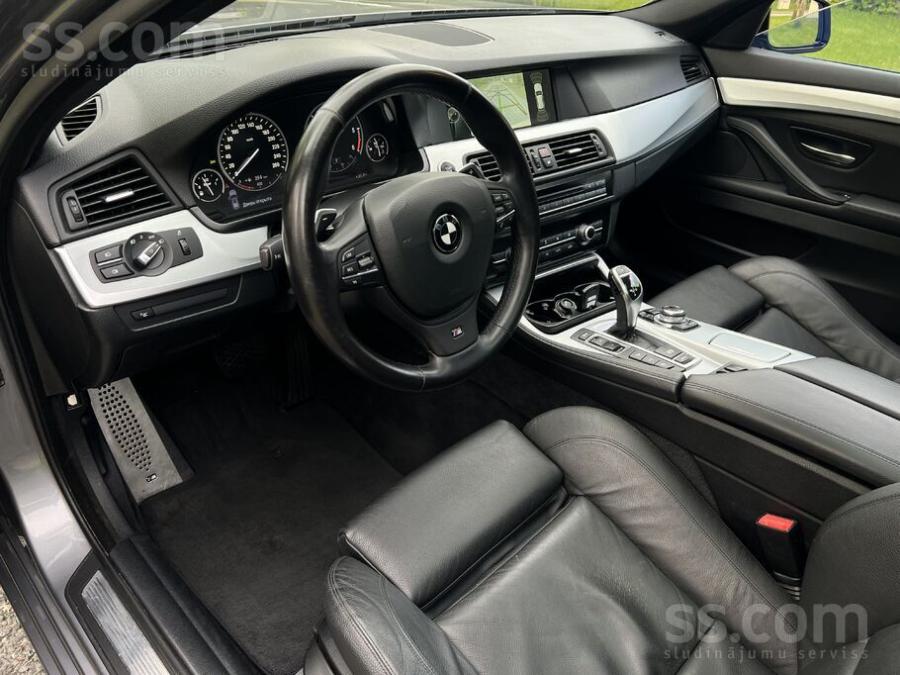 Grey BMW 530 2013 in Riga, with an engine capacity of 3.00 L and mileage of 273 thousand km for 8750 €, photo 7 on AUTOMOTO.COM.LV