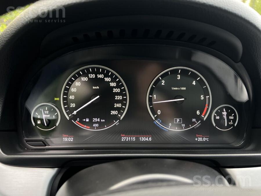 Grey BMW 530 2013 in Riga, with an engine capacity of 3.00 L and mileage of 273 thousand km for 8750 €, photo 13 on AUTOMOTO.COM.LV