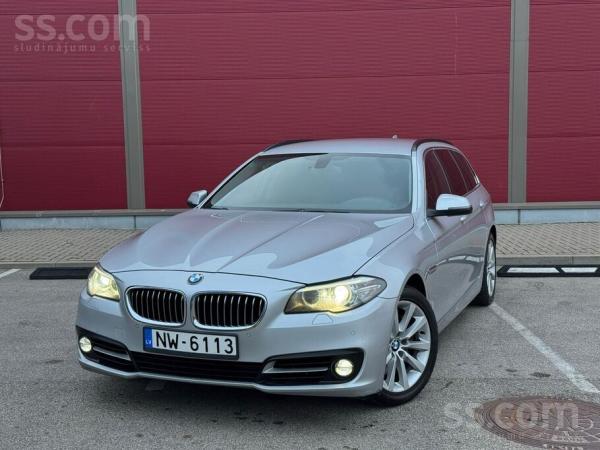 Grey BMW 530 2013 in Jelgava, with an engine capacity of 3.00 L and mileage of 365 thousand km for 7950 €, photo 1 on AUTOMOTO.COM.LV