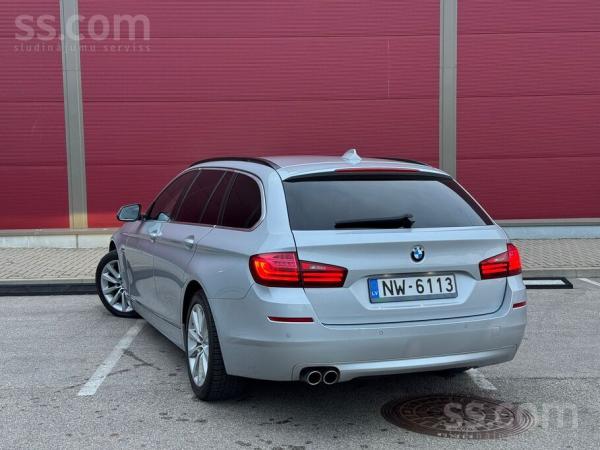 Grey BMW 530 2013 in Jelgava, with an engine capacity of 3.00 L and mileage of 365 thousand km for 7950 €, photo 3 on AUTOMOTO.COM.LV