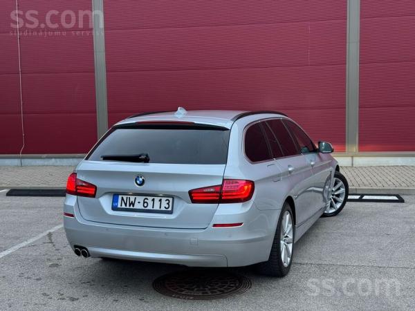 Grey BMW 530 2013 in Jelgava, with an engine capacity of 3.00 L and mileage of 365 thousand km for 7950 €, photo 4 on AUTOMOTO.COM.LV