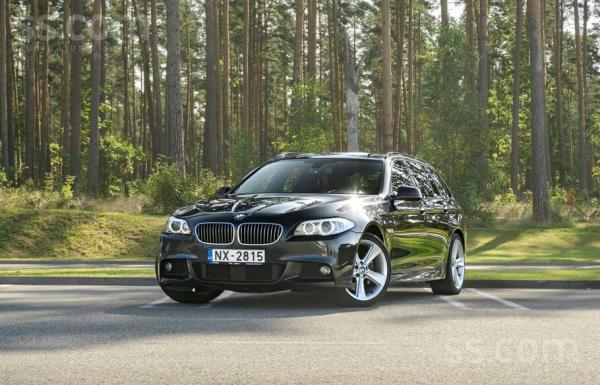 Grey BMW 530 2013 in Riga, with an engine capacity of 3.00 L and mileage of 396 thousand km for 7190 €, photo 1 on AUTOMOTO.COM.LV