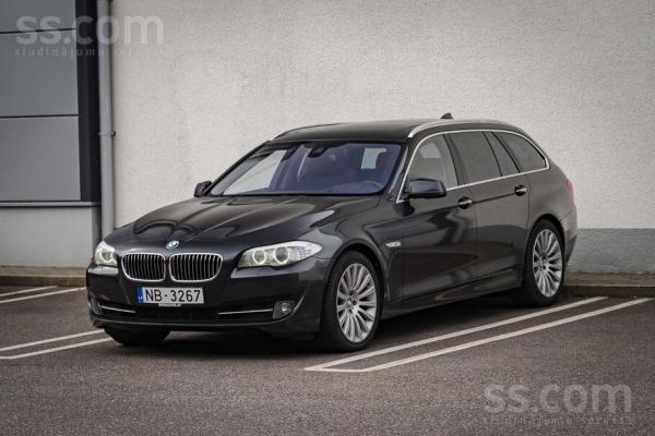Grey BMW 530 2013 in Riga, with an engine capacity of 3.00 L and mileage of 347 thousand km for 7900 €, photo 1 on AUTOMOTO.COM.LV