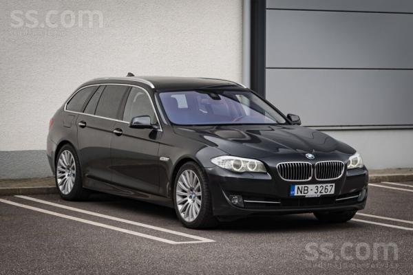 Grey BMW 530 2013 in Riga, with an engine capacity of 3.00 L and mileage of 347 thousand km for 7900 €, photo 3 on AUTOMOTO.COM.LV