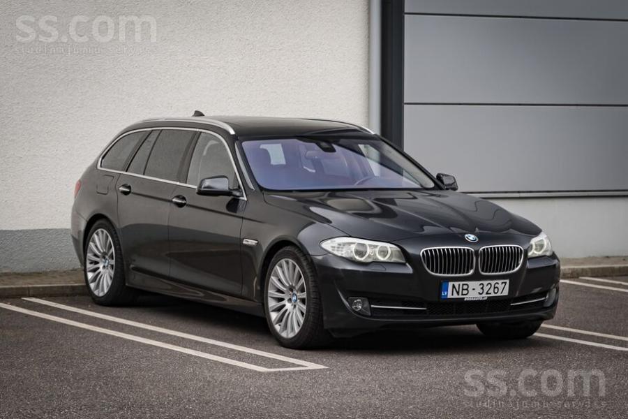 Grey BMW 530 2013 in Riga, with an engine capacity of 3.00 L and mileage of 347 thousand km for 7900 €, photo 4 on AUTOMOTO.COM.LV