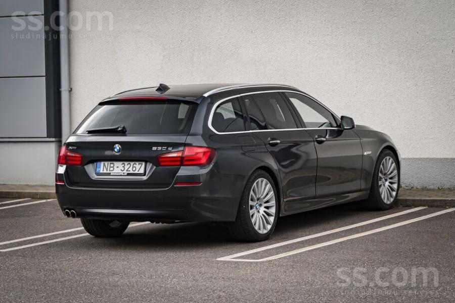 Grey BMW 530 2013 in Riga, with an engine capacity of 3.00 L and mileage of 347 thousand km for 7900 €, photo 5 on AUTOMOTO.COM.LV