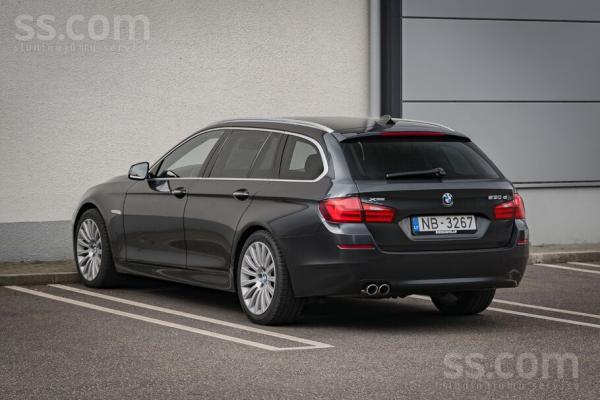 Grey BMW 530 2013 in Riga, with an engine capacity of 3.00 L and mileage of 347 thousand km for 7900 €, photo 6 on AUTOMOTO.COM.LV