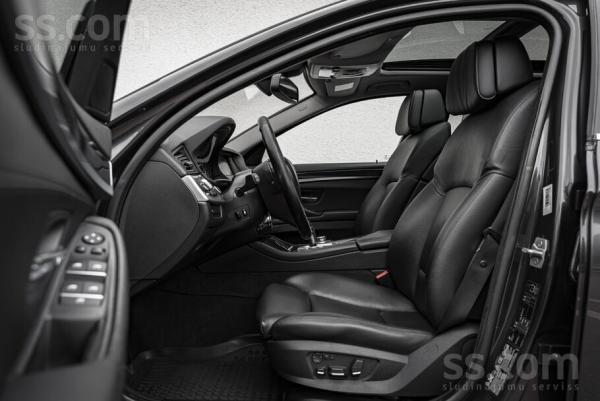 Grey BMW 530 2013 in Riga, with an engine capacity of 3.00 L and mileage of 347 thousand km for 7900 €, photo 10 on AUTOMOTO.COM.LV