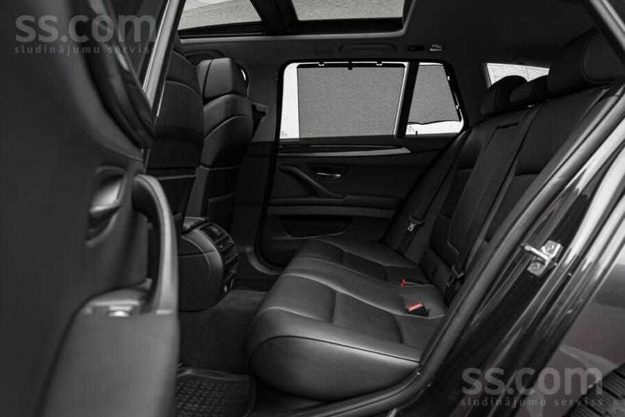 Grey BMW 530 2013 in Riga, with an engine capacity of 3.00 L and mileage of 347 thousand km for 7900 €, photo 13 on AUTOMOTO.COM.LV