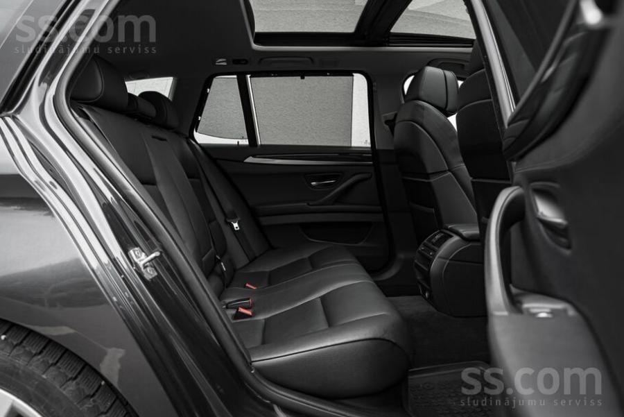 Grey BMW 530 2013 in Riga, with an engine capacity of 3.00 L and mileage of 347 thousand km for 7900 €, photo 14 on AUTOMOTO.COM.LV
