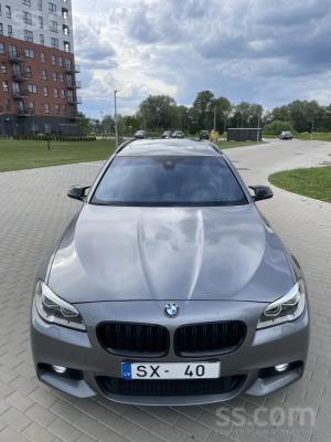 Grey BMW 530 2013 in Riga, with an engine capacity of 3.00 L and mileage of 344 thousand km for 13400 €, photo  on AUTOMOTO.COM.LV