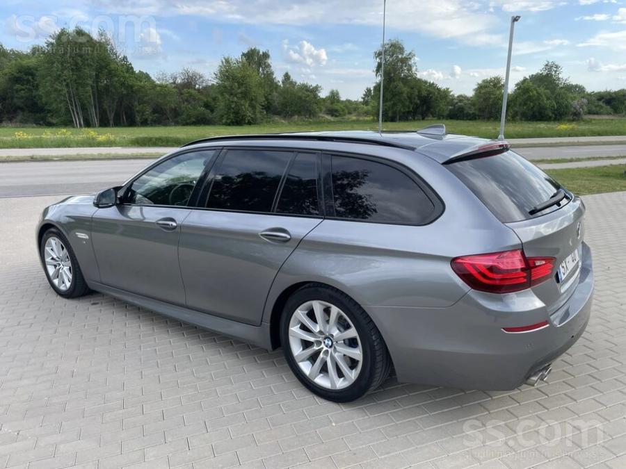 Grey BMW 530 2013 in Riga, with an engine capacity of 3.00 L and mileage of 344 thousand km for 13400 €, photo 4 on AUTOMOTO.COM.LV