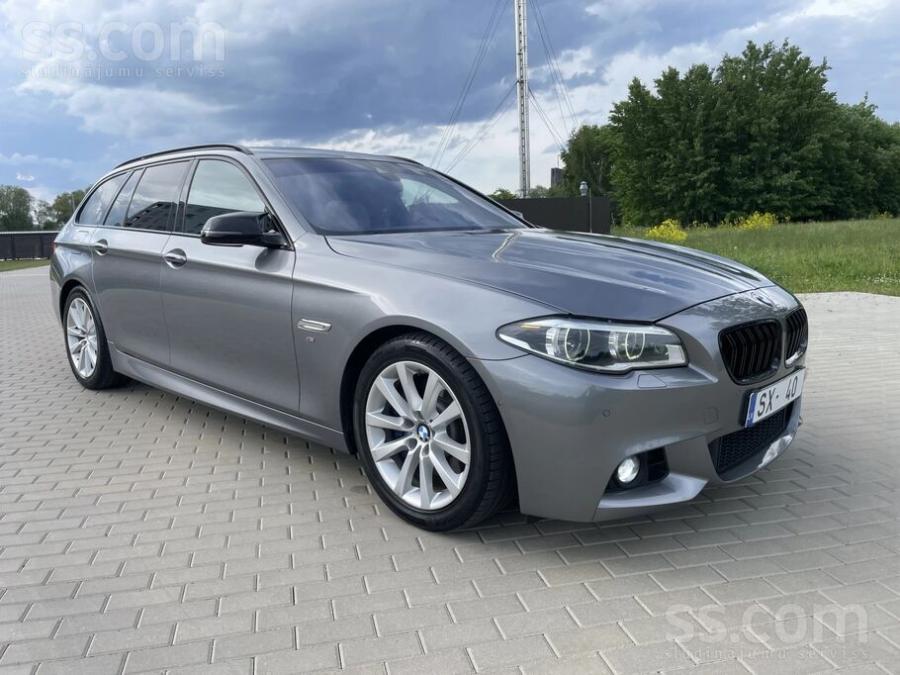 Grey BMW 530 2013 in Riga, with an engine capacity of 3.00 L and mileage of 344 thousand km for 13400 €, photo 5 on AUTOMOTO.COM.LV