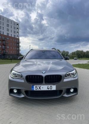 Grey BMW 530 2013 in Riga, with an engine capacity of 3.00 L and mileage of 344 thousand km for 13400 €, photo 6 on AUTOMOTO.COM.LV