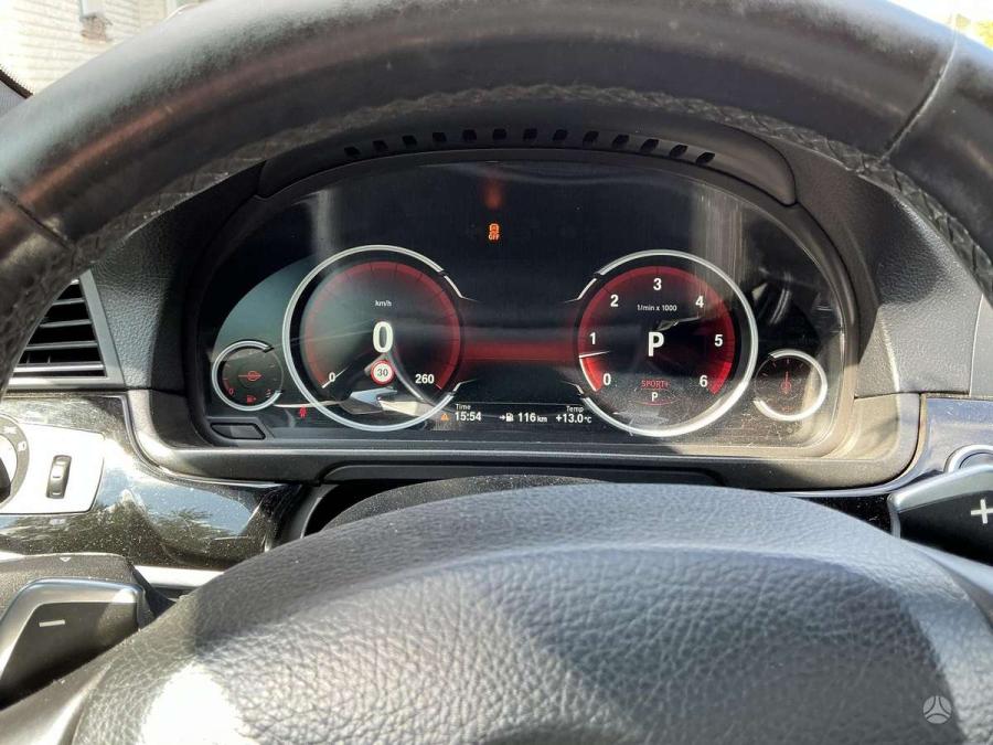 Pelēks BMW 530 2013 Vilkaviškis, ar dzinēja tilpumu 2.99 L un nobraukumu 337 tūkst. km par 10950 €, foto 14 vietnē AUTOMOTO.COM.LV