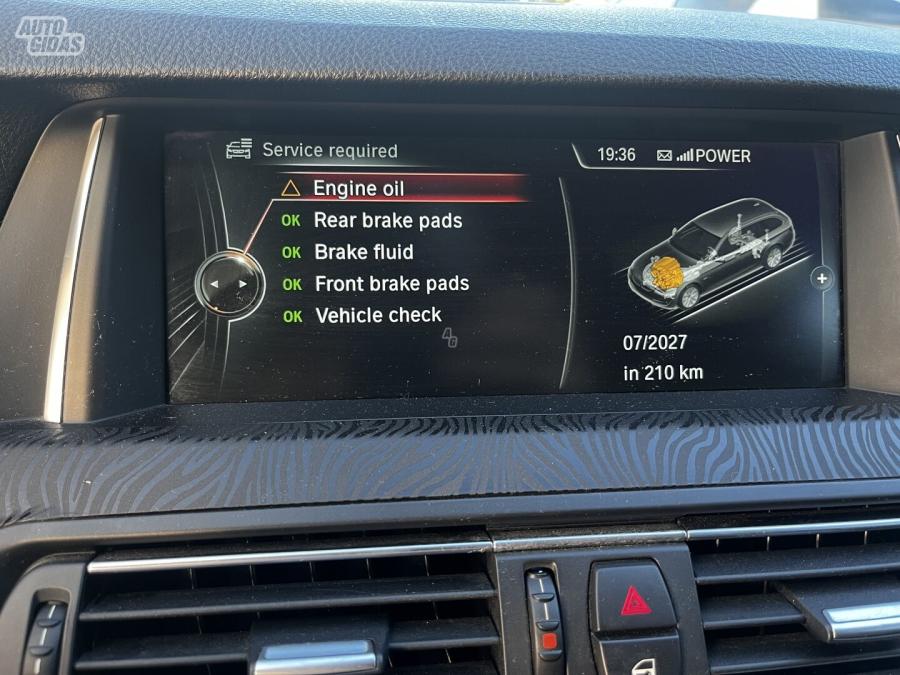 Grey BMW 530 2013 in Siauliai, with an engine capacity of 3.00 L and mileage of 332 thousand km for 8900 €, photo 10 on AUTOMOTO.COM.LV