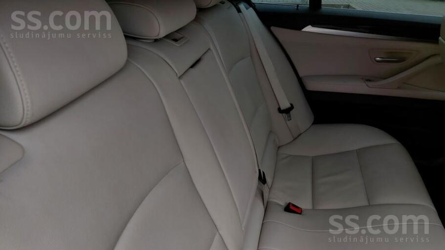 Grey BMW 530 2013 in Riga, with an engine capacity of 3.00 L and mileage of 132 thousand km for 8900 €, photo 9 on AUTOMOTO.COM.LV