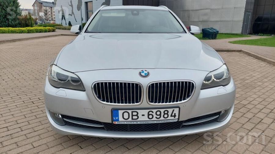 Grey BMW 530 2013 in Riga, with an engine capacity of 3.00 L and mileage of 132 thousand km for 8900 €, photo 14 on AUTOMOTO.COM.LV