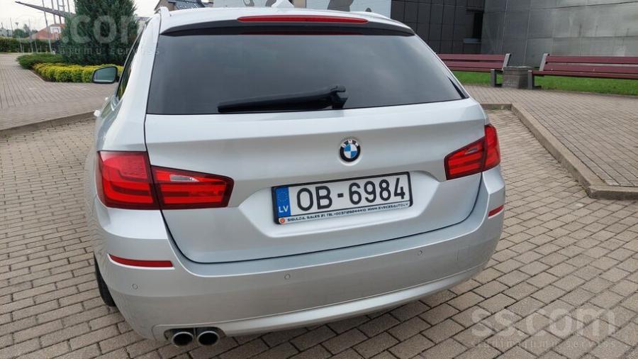 Grey BMW 530 2013 in Riga, with an engine capacity of 3.00 L and mileage of 132 thousand km for 8900 €, photo 15 on AUTOMOTO.COM.LV