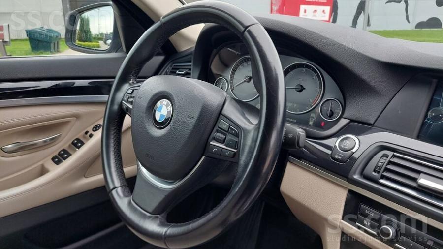 Grey BMW 530 2013 in Riga, with an engine capacity of 3.00 L and mileage of 132 thousand km for 8900 €, photo 16 on AUTOMOTO.COM.LV
