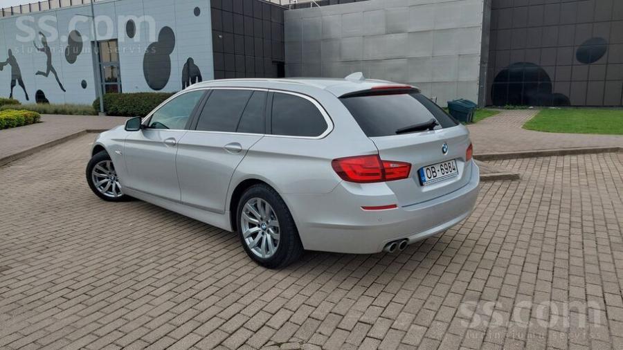 Grey BMW 530 2013 in Riga, with an engine capacity of 3.00 L and mileage of 132 thousand km for 8900 €, photo 23 on AUTOMOTO.COM.LV
