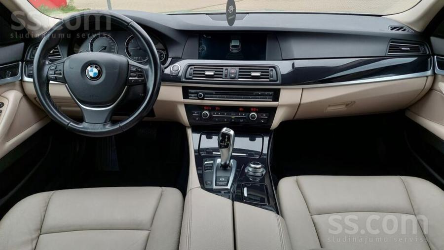 Grey BMW 530 2013 in Riga, with an engine capacity of 3.00 L and mileage of 132 thousand km for 8900 €, photo 24 on AUTOMOTO.COM.LV
