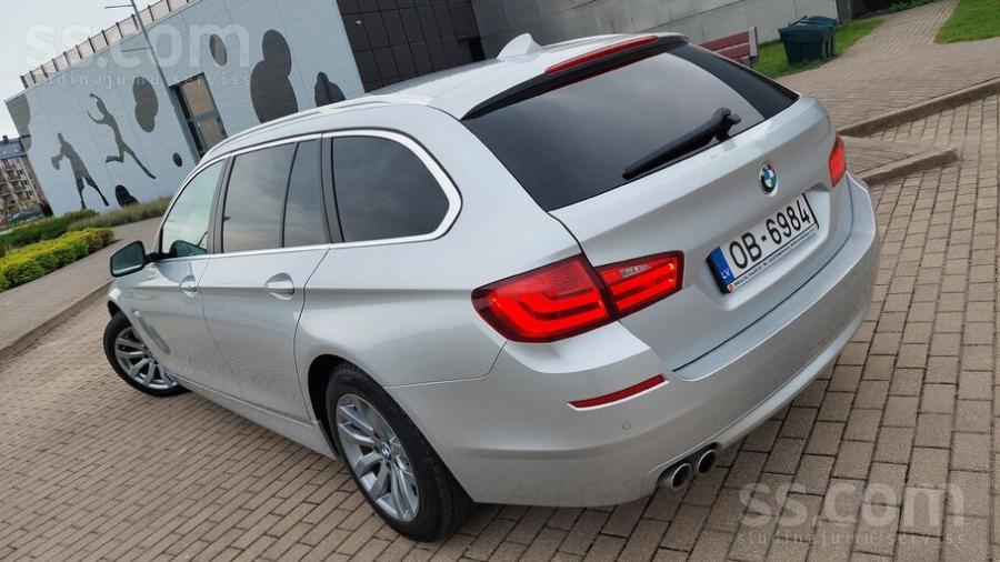 Grey BMW 530 2013 in Riga, with an engine capacity of 3.00 L and mileage of 132 thousand km for 8900 €, photo 31 on AUTOMOTO.COM.LV
